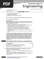 Cambridge English For Engineering | PDF