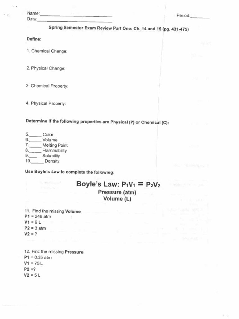 IPC Semester Exam Review | PDF
