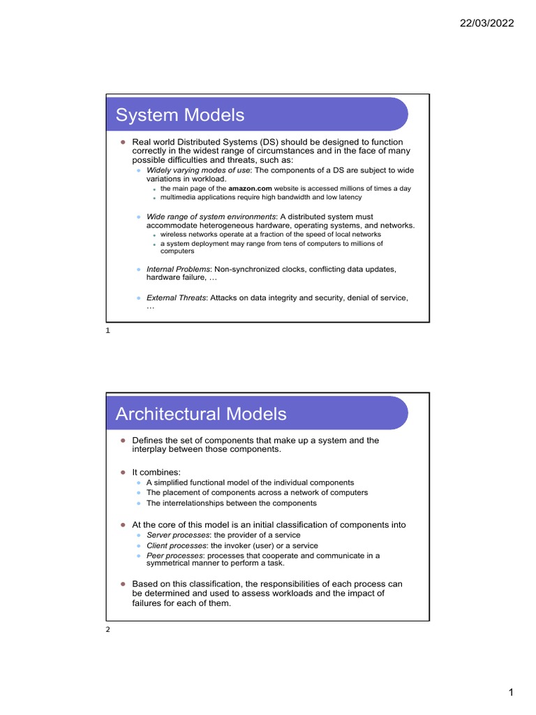 Distributed Systems CH3-2022 | PDF | Web Server | Internet & Web