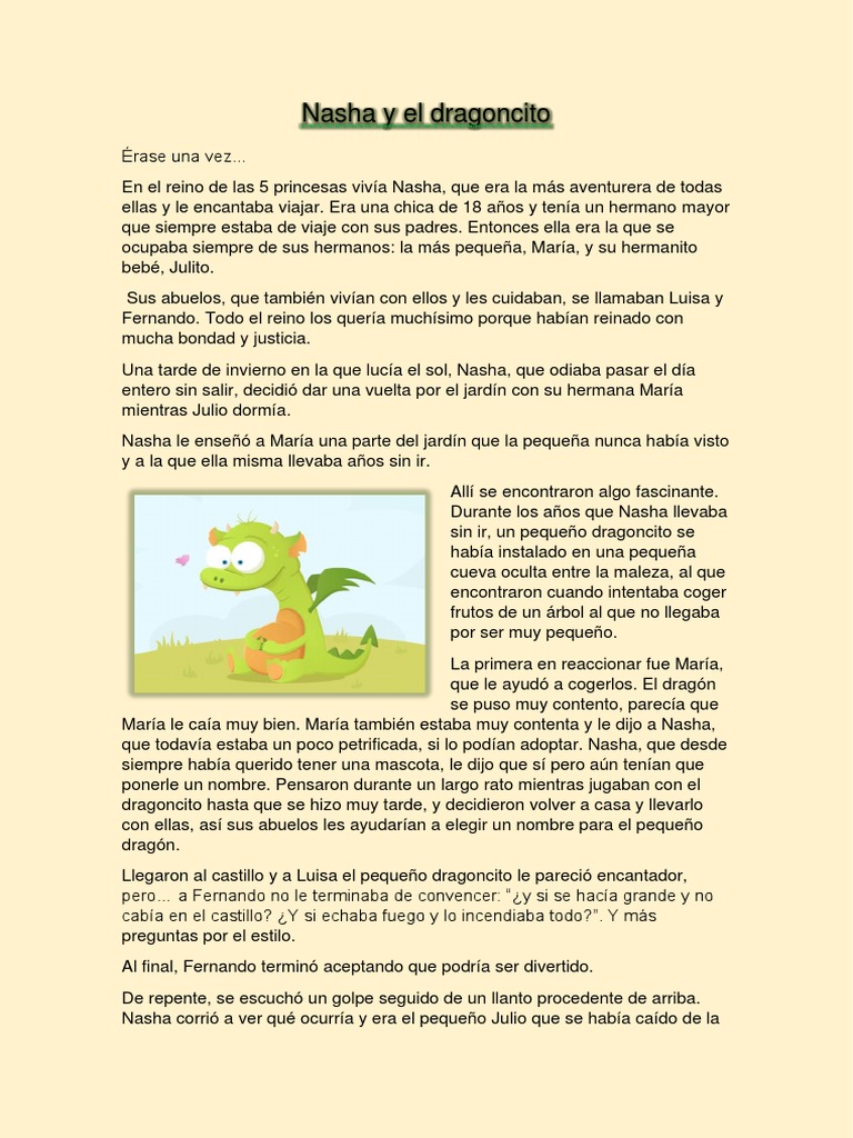Nasha y El Dragoncito | PDF