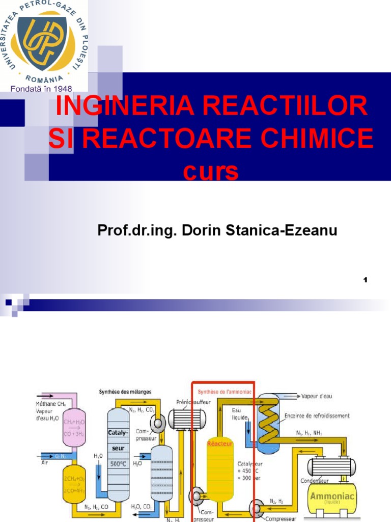 Curs1 Reactoare Chimice | PDF