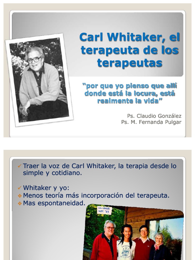 Carl Whitaker Work | PDF | Psicoterapia | Empatía