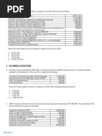 CORPORATE INCOME TAX (Answer Key) | PDF | Tax Deduction | Income Tax