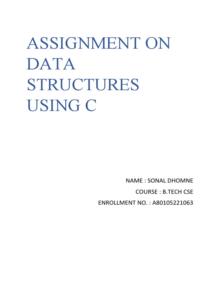Dsuc Assignment | PDF | Queue (Abstract Data Type) | Information Technology Management