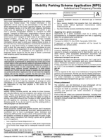 ACROD Application Form Mobility | PDF | Physical Therapy | Privacy