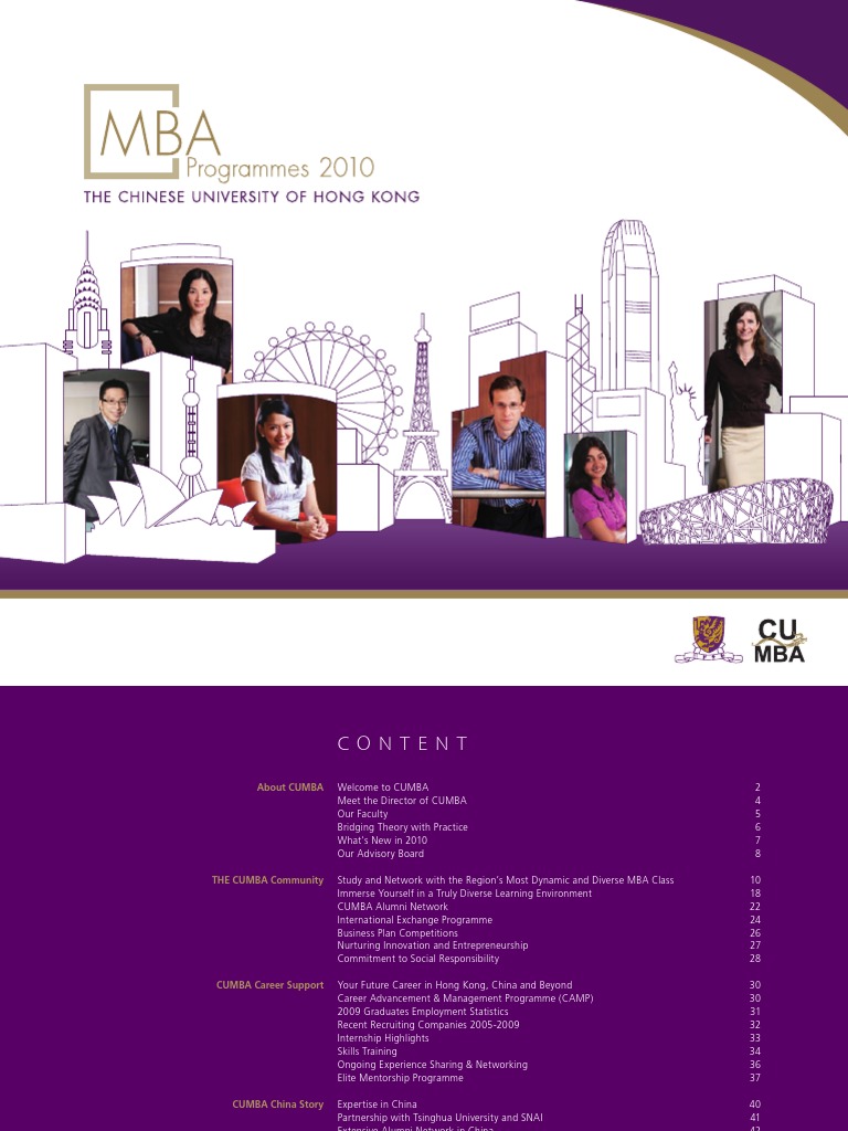 MBA 2010 Brochure | PDF | Master Of Business Administration ...