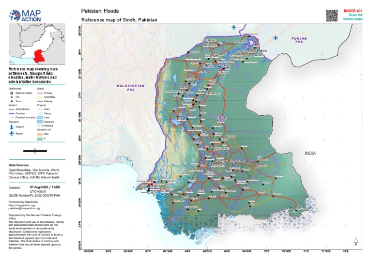 Ma008 v01 Pak Reference Map Series Provinces Mapbook Sindh 300dpi | PDF ...