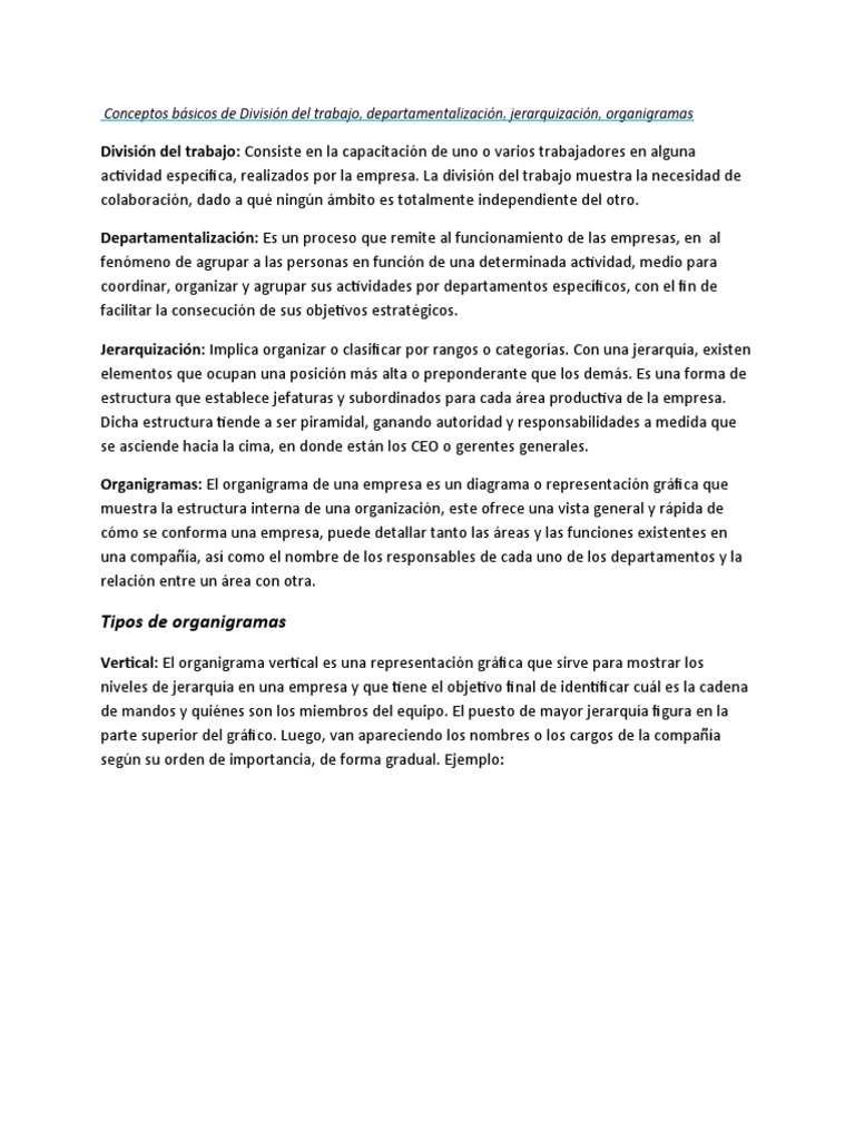 Conceptos básic-WPS Office | PDF | Jerarquía | Business