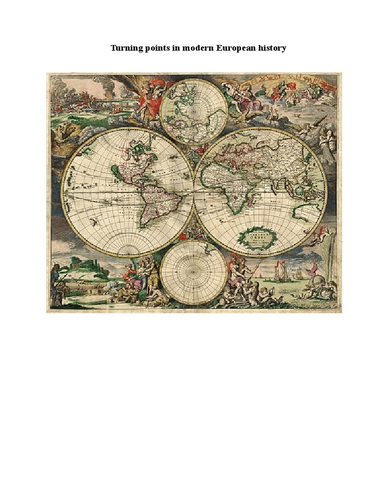 Key Turning Points in European History | PDF | Humanism | European Wars ...