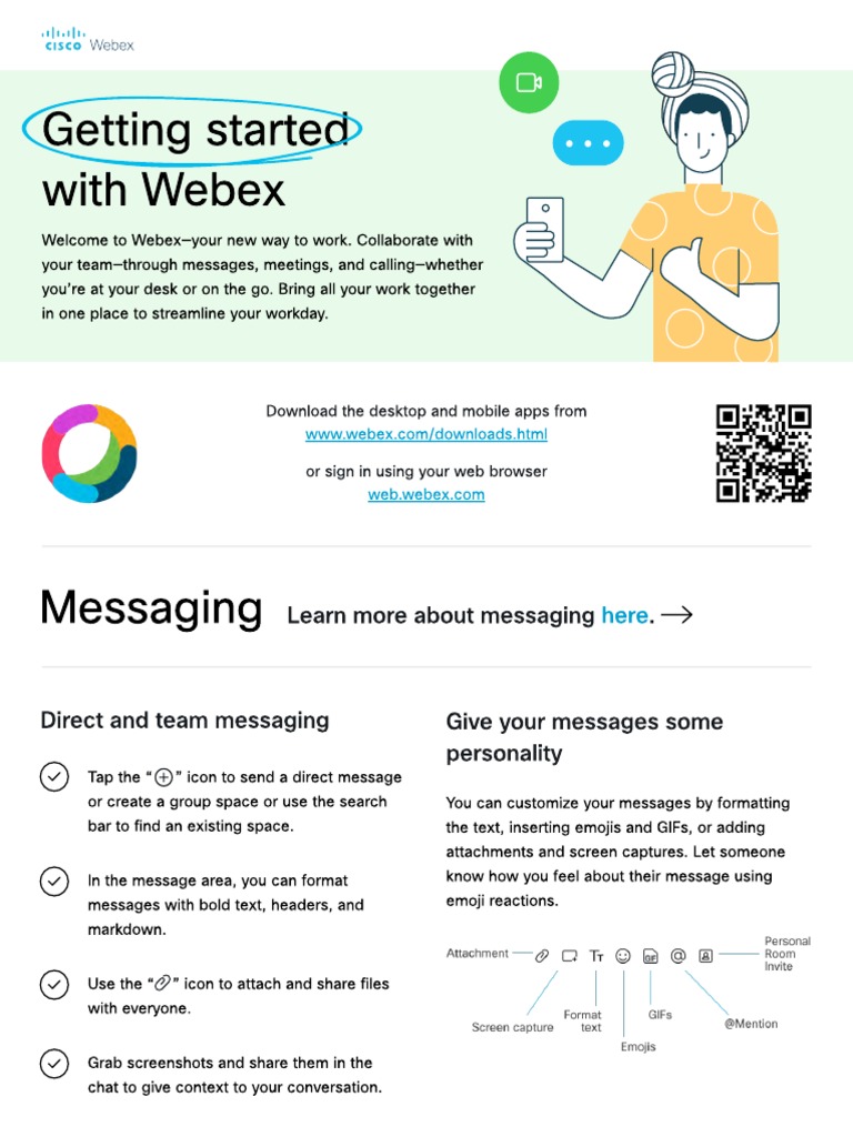 Getting Started with Webex: An Introduction and Quick Start Guide to Messaging, Meetings and ...