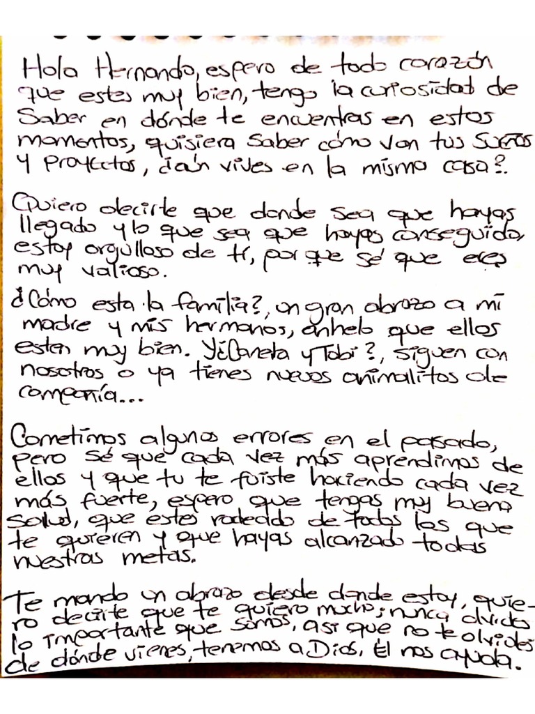 Carta A Mi Yo Del Futuro | PDF