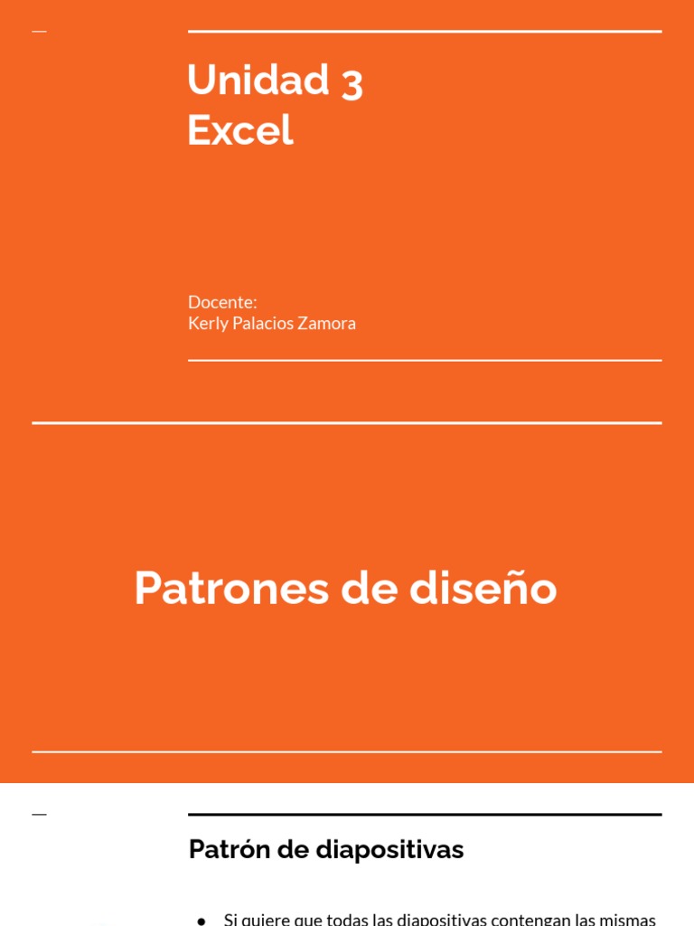 Unidad 3 - Power Point | PDF