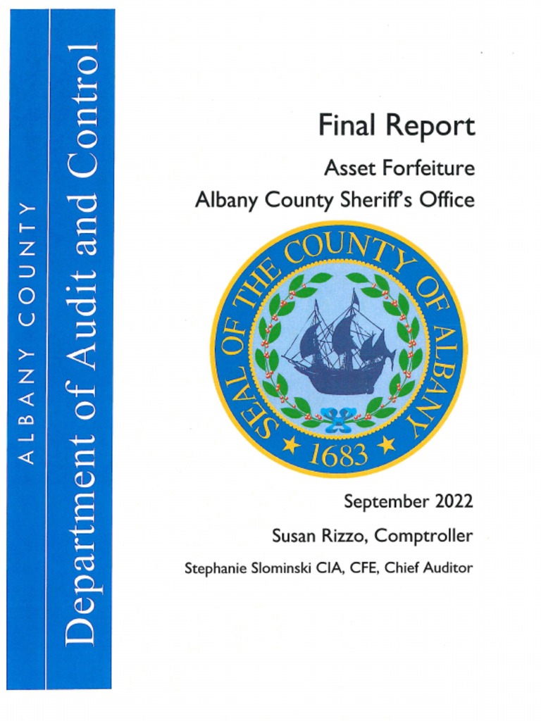 Sheriff 2022 Asset Forfeiture | PDF