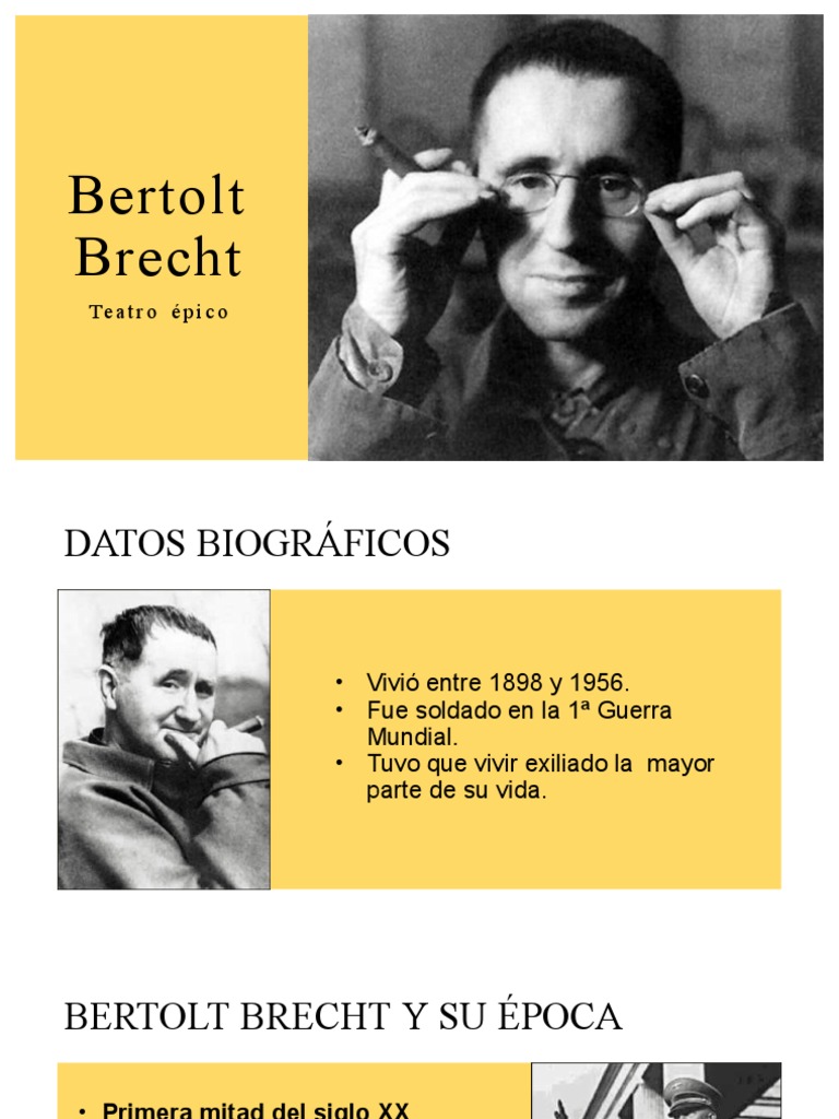 Bertolt Brecht | PDF | Arte