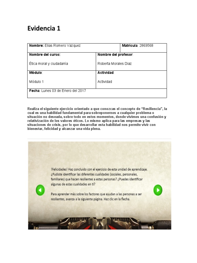 Evidencia1 - Etica Profesional y Ciudadania | PDF | Felicidad | Hedonismo