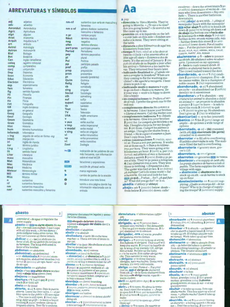 Diccionario Español - Ingles | PDF