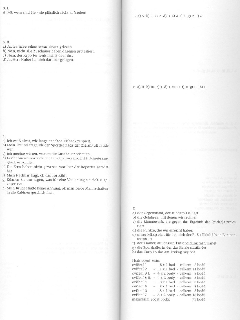 Sprechen Sie Deutsch 2 - 8l Test - 3 | PDF