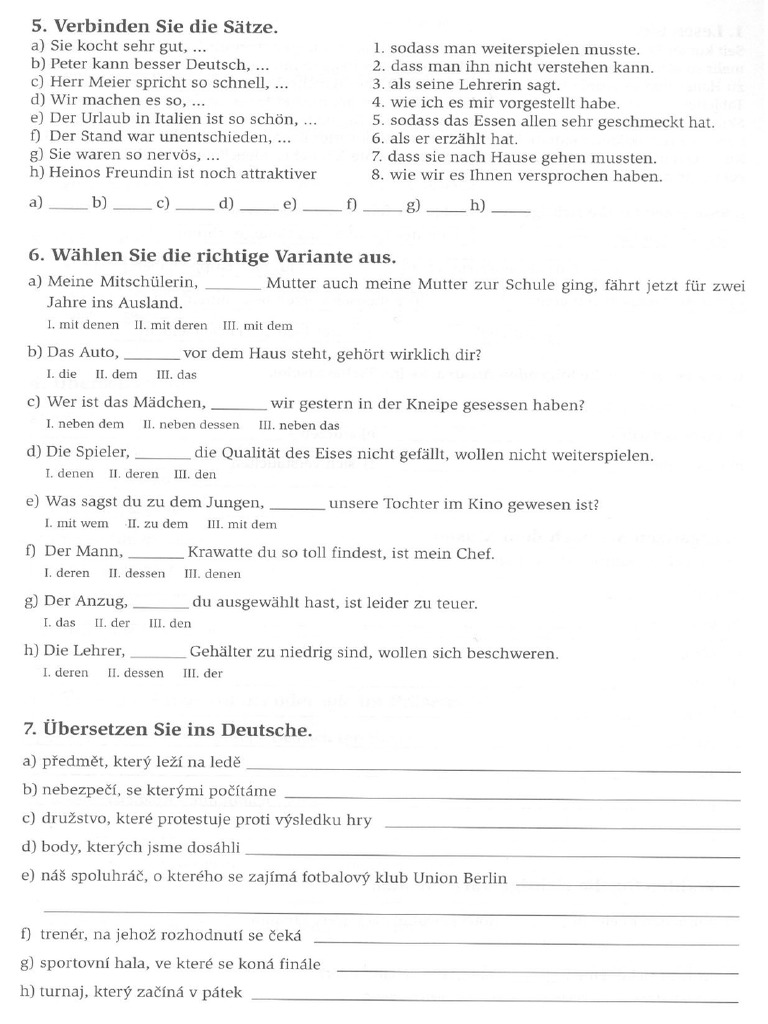 Sprechen Sie Deutsch 2 - 8l Test - 4 | PDF