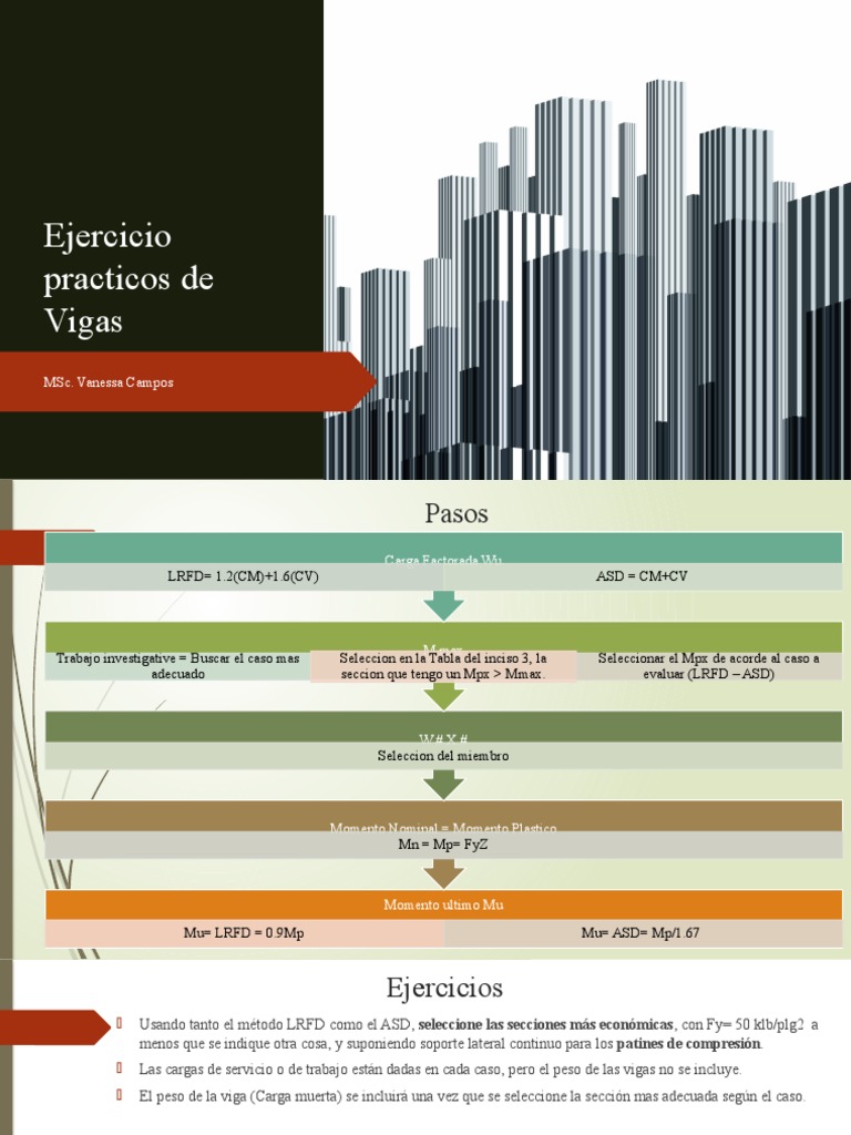 Unidad 4.2 Ejercicios de Vigas #1 | PDF