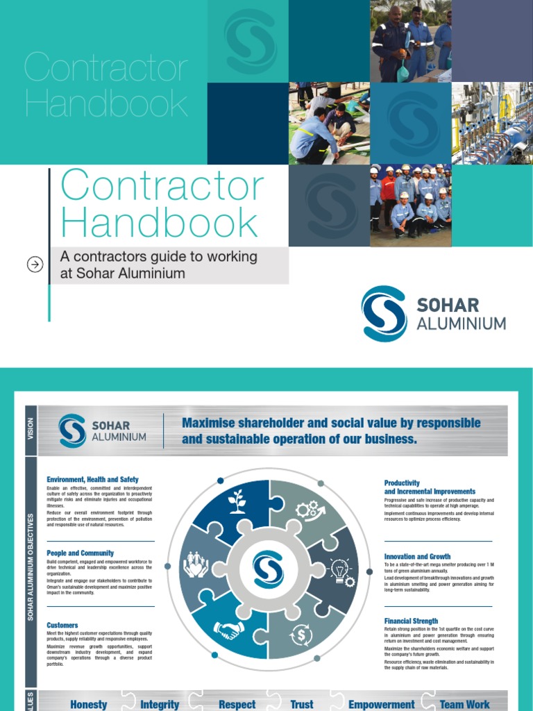 Contractor Safety Handbook for Sohar Aluminium | PDF | Business