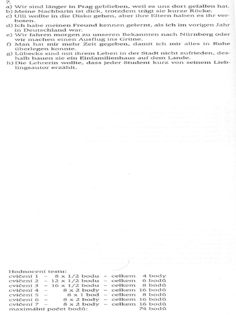 Sprechen Sie Deutsch 2 - Test l.7 - 1 | PDF