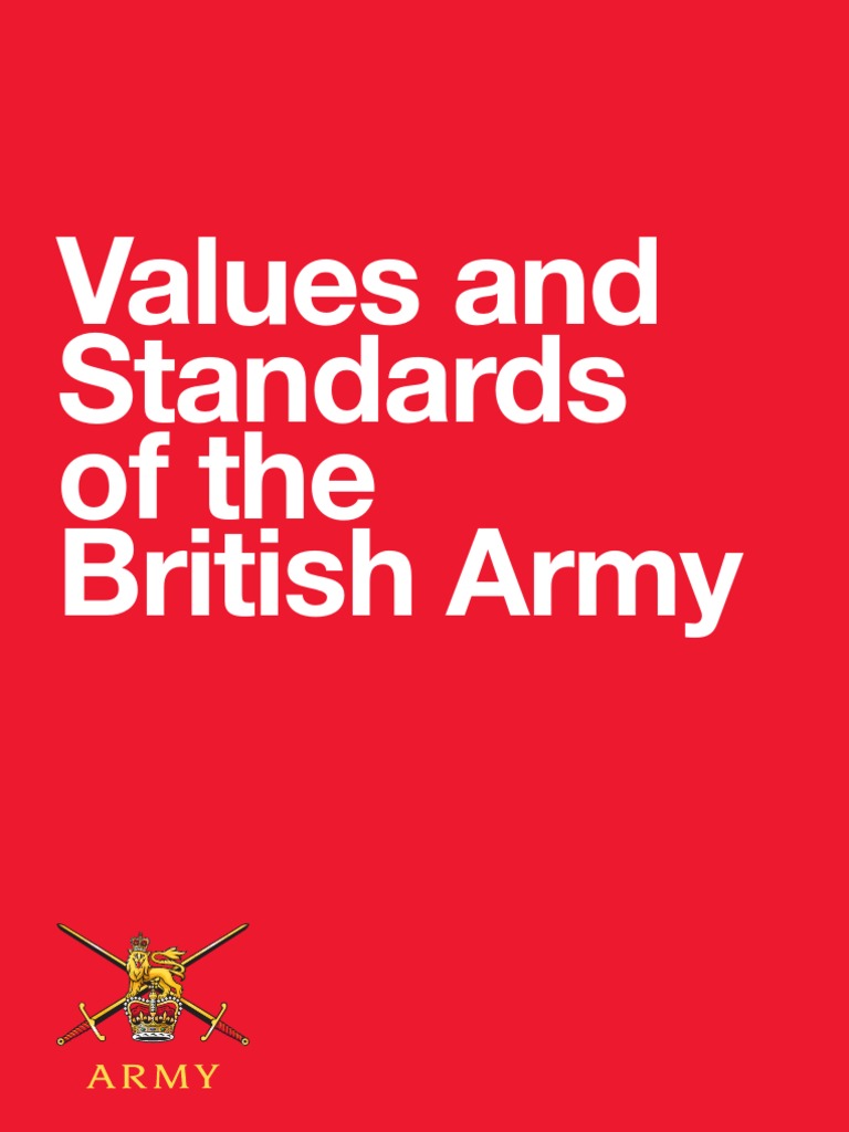 British Army Values | Download Free PDF | Oath Of Office | Crime & Violence