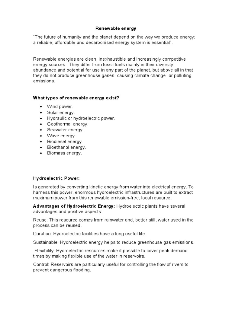 Renewable Energy | PDF