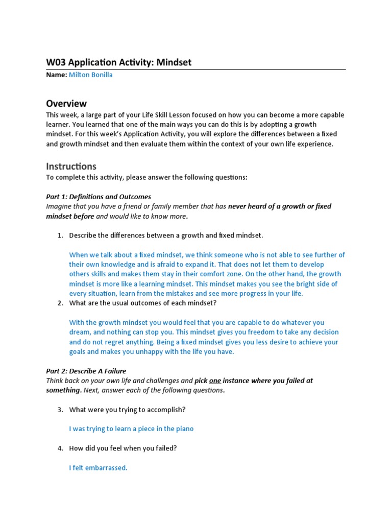 W03 Application Activity Template | PDF