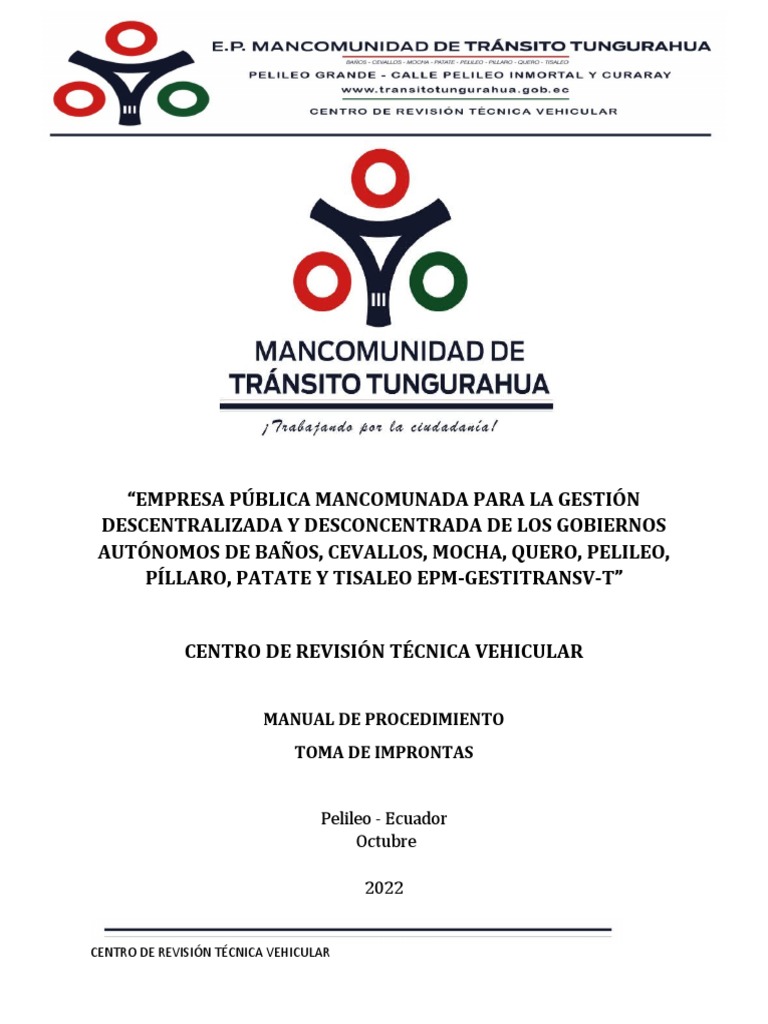 Manual de Procesos | PDF | Industria del vehículo | Transporte
