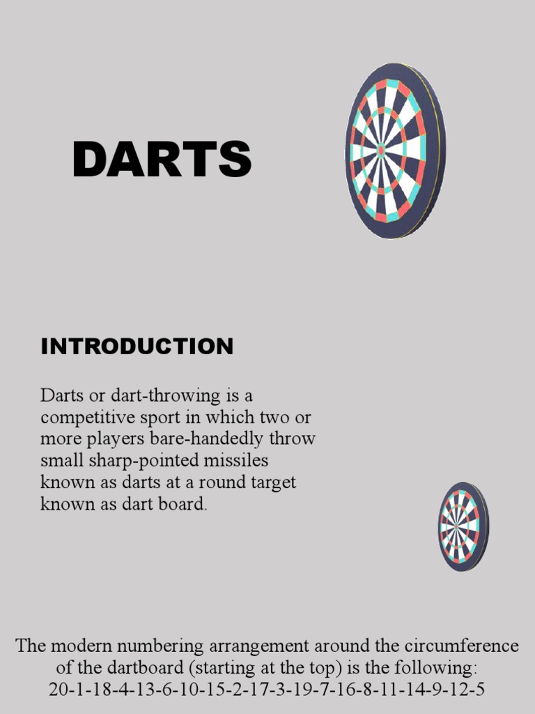 DARTS | PDF | Sports | Pub Games