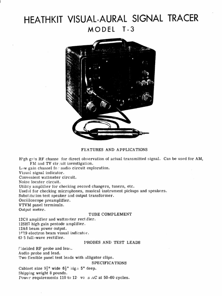 Heathkit T-3 Signal Generator | PDF