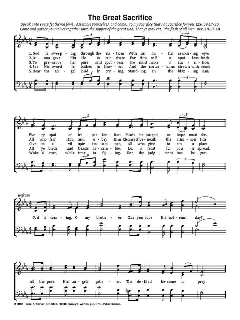 The Great Sacrifice | PDF