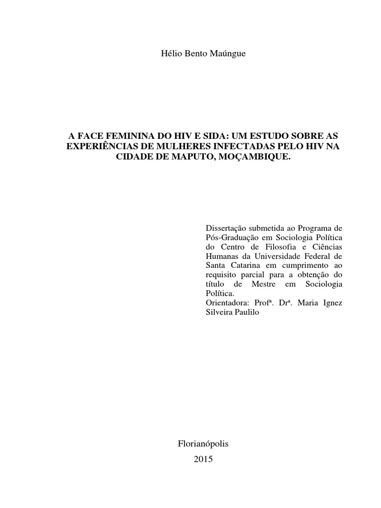 Genero e Hiv Sida | PDF | HIV/AIDS | HIV