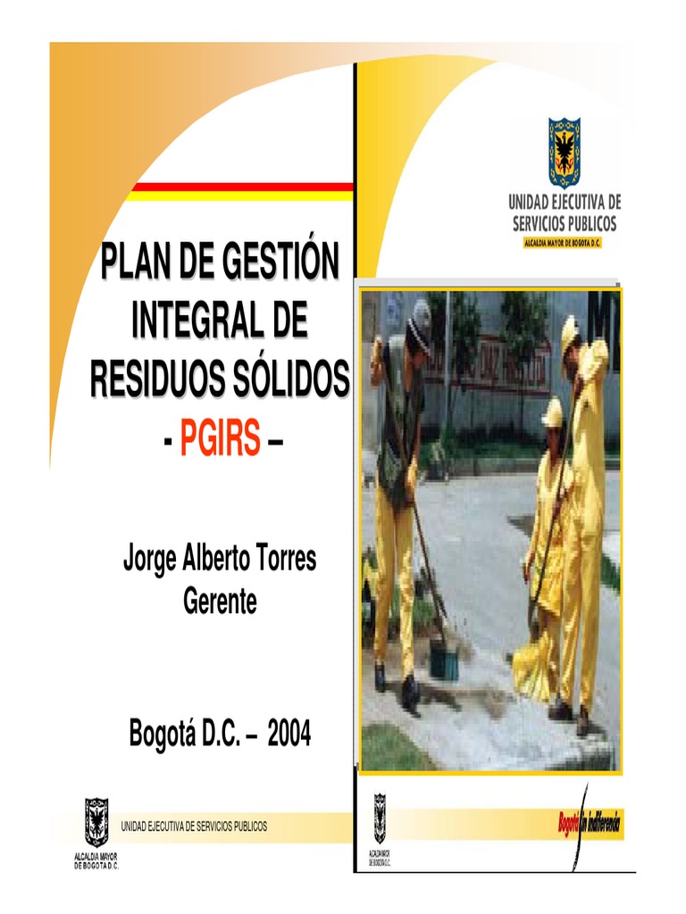 Act 6-Doc 4-PGIRS | Descargar gratis PDF | Residuos | Reciclaje