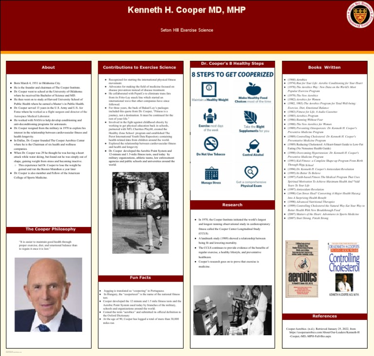 Kenneth Cooper Poster Presentation For The Ex Sci Board | PDF ...
