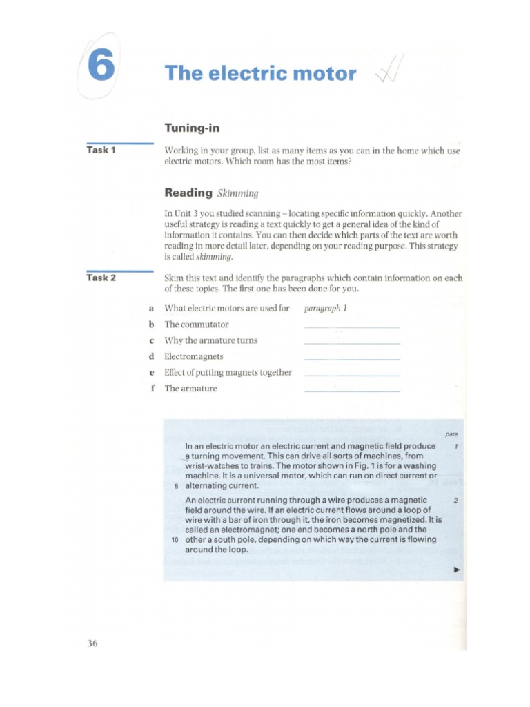 The Electric Motor | PDF