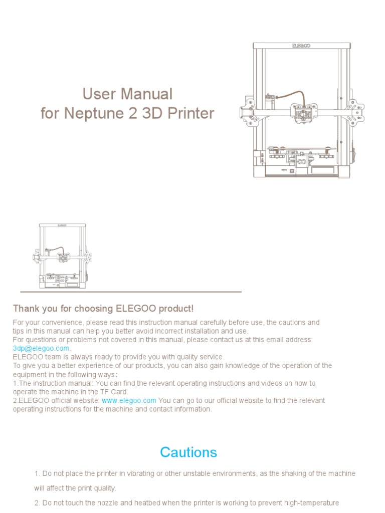 Neptune 2 User Guide | PDF | Computer File | Extrusion