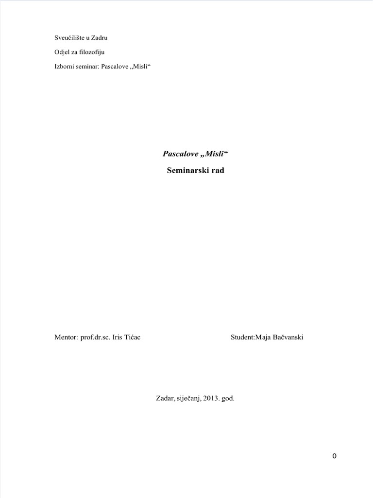 Pdfslide - Tips Pascal-Misli | PDF