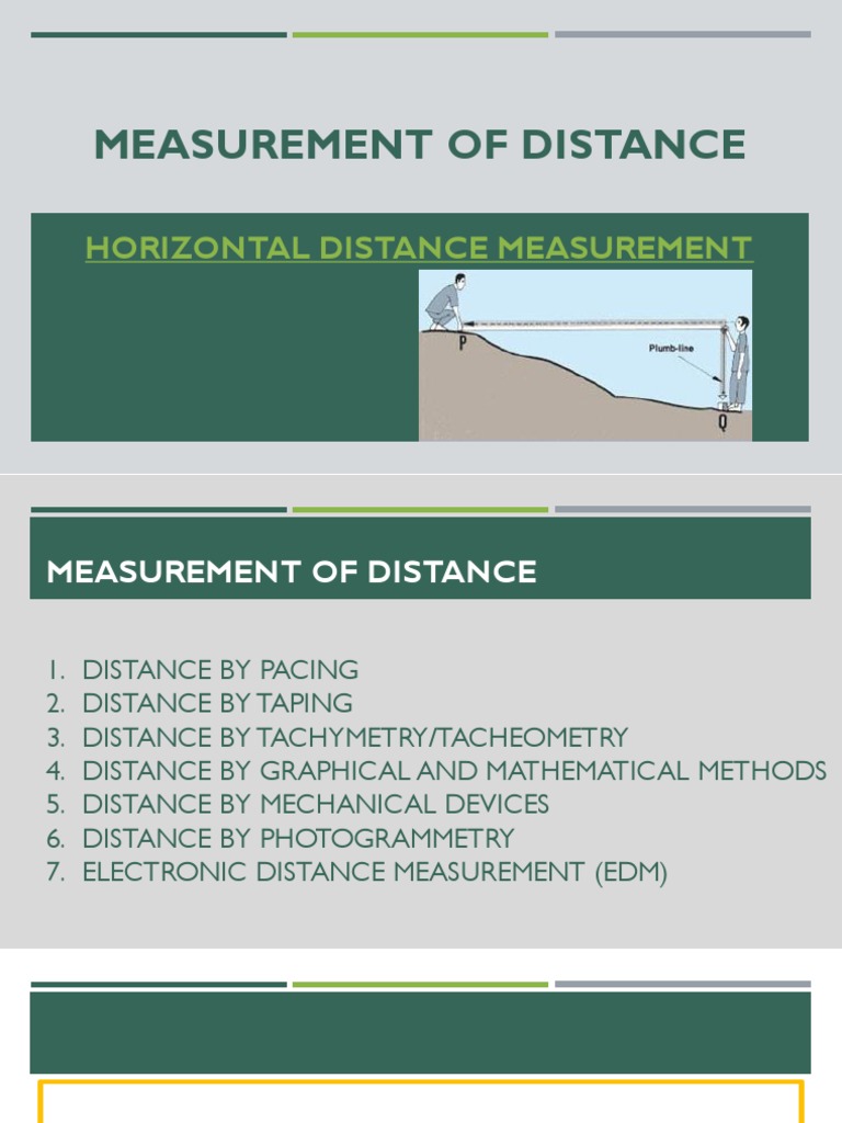 Distance by Taping | PDF | Slope | Surveying