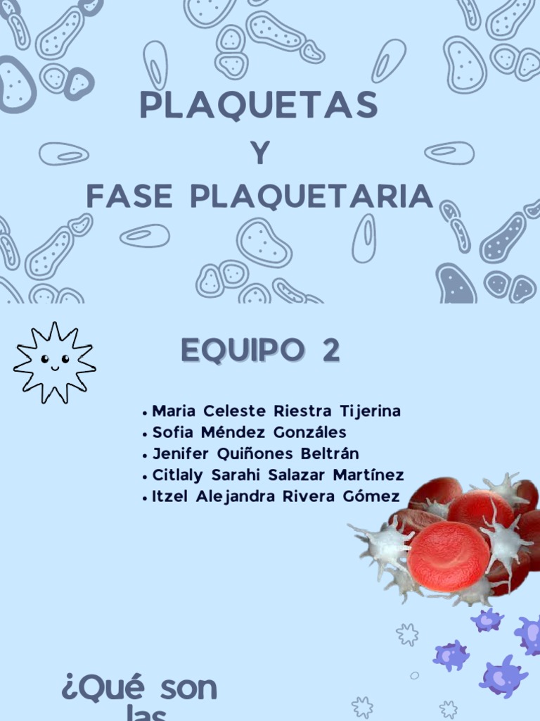 Plaquetas | PDF | Plaqueta | Sangre