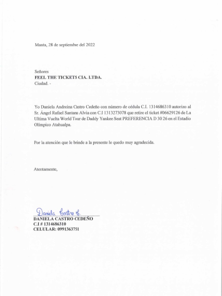 Modelo De Carta De Autorizacion Fases Del Proceso Contable Pdf Images ...