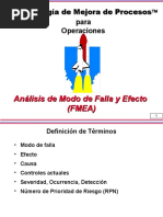 Plantilla AMEF Excel Analisis Modo Efecto Falla | PDF