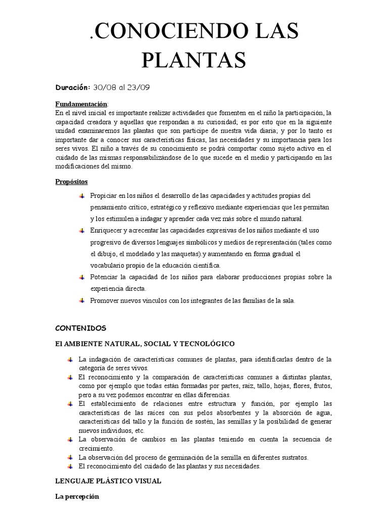 Conociendo Las Plantas | PDF | Raíz | Plantas