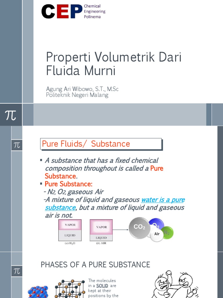 Bab 3 Volumetric Properties of Pure Component | PDF | Gases | Phase (Matter)