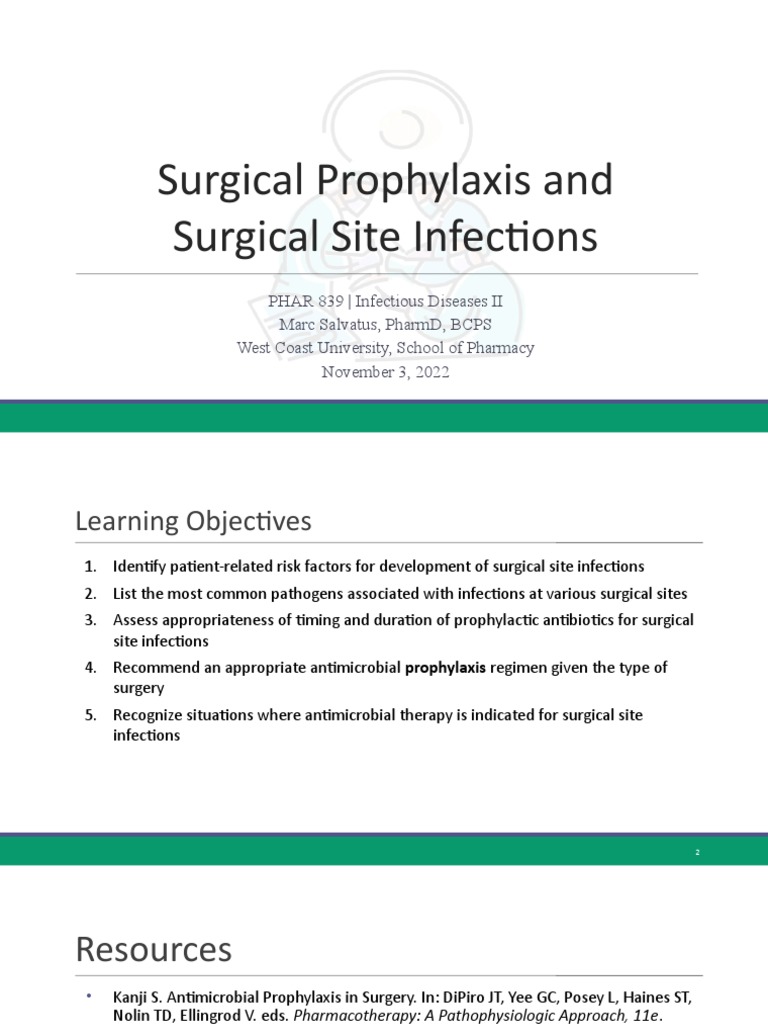 Surgical Prophylaxis Guidelines | PDF | Staphylococcus Aureus ...