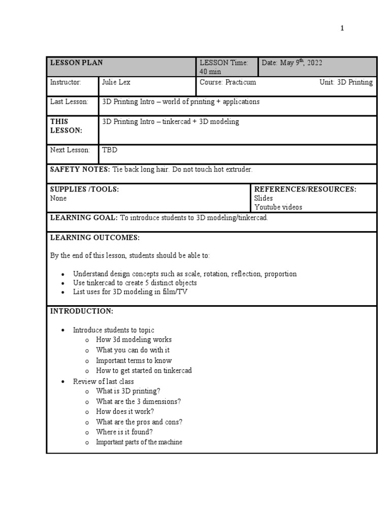 Intro to 3D Modeling with Tinkercad | PDF | 3 D Computer Graphics | 3 D ...