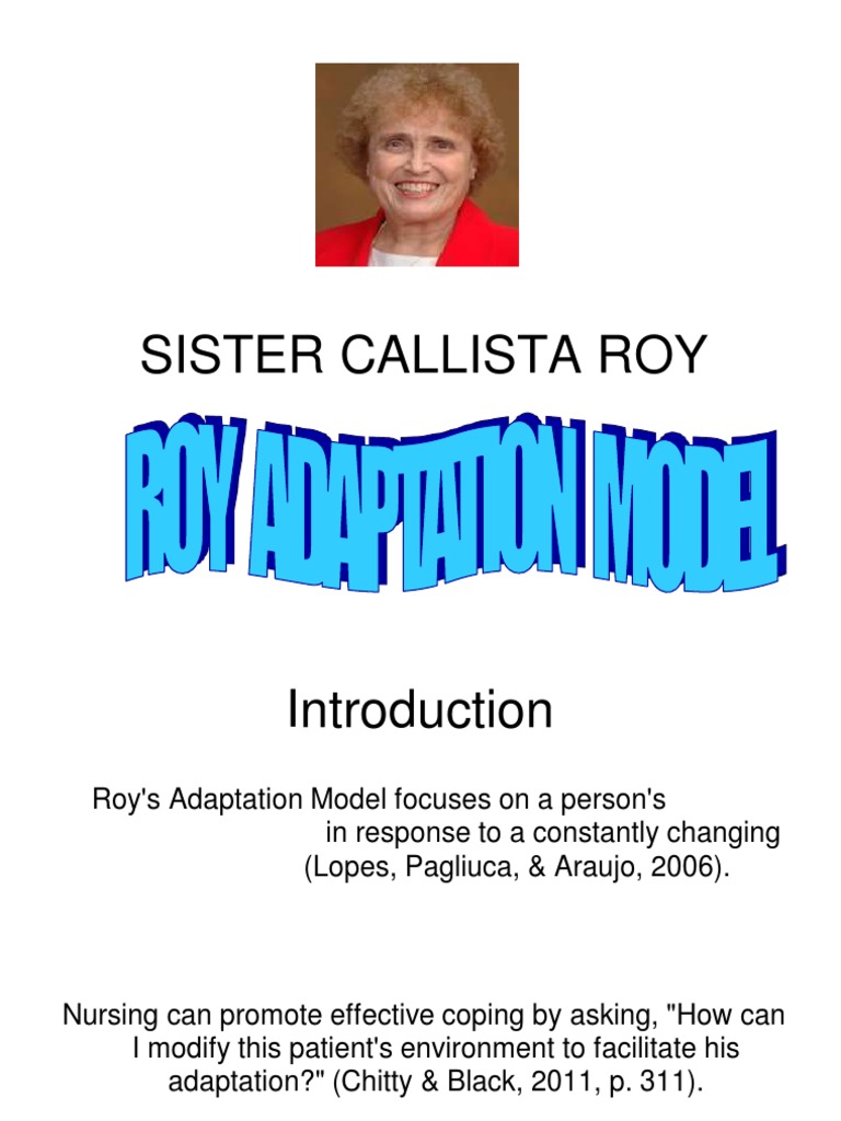 Callista Roy | PDF | Nursing | Behavior