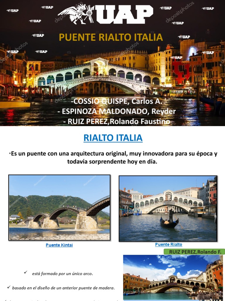 Puente Rialto | PDF | Puente