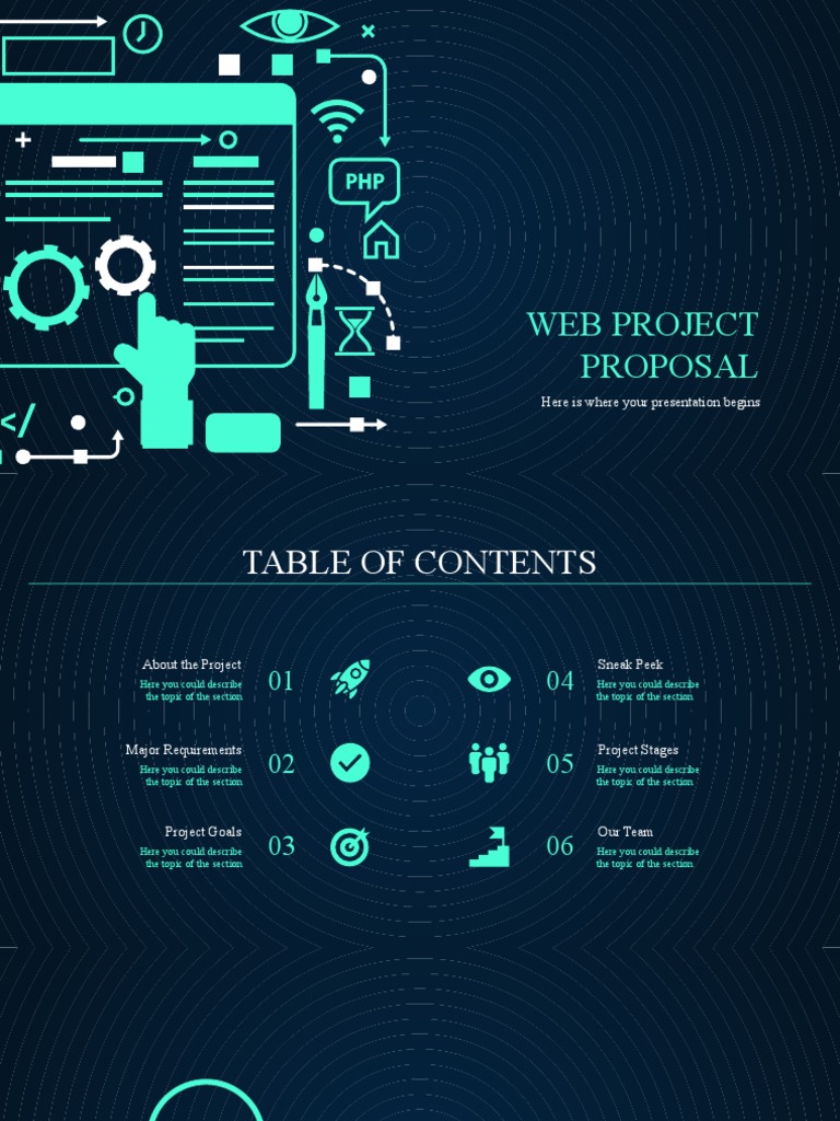 Web Project Proposal by Slidesgo | PDF | Planets | Mercury (Planet)