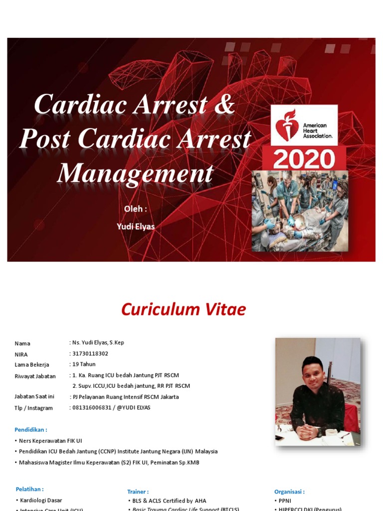 Cardiac Arrest & Post Cardiac Arrest Management | PDF